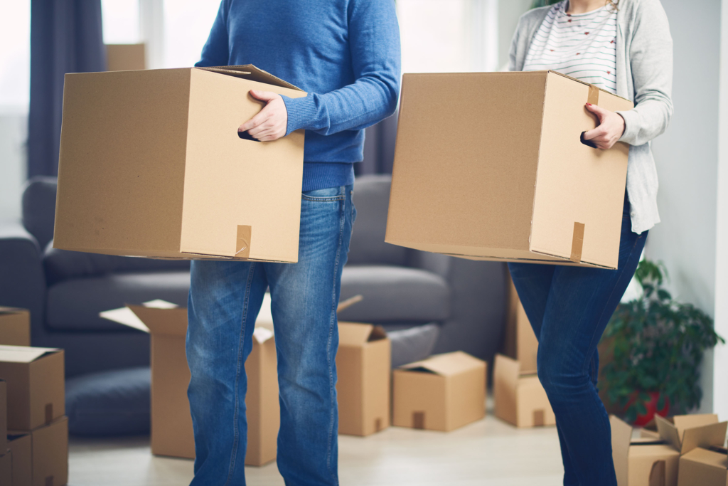 What are the types of boxes for moving?